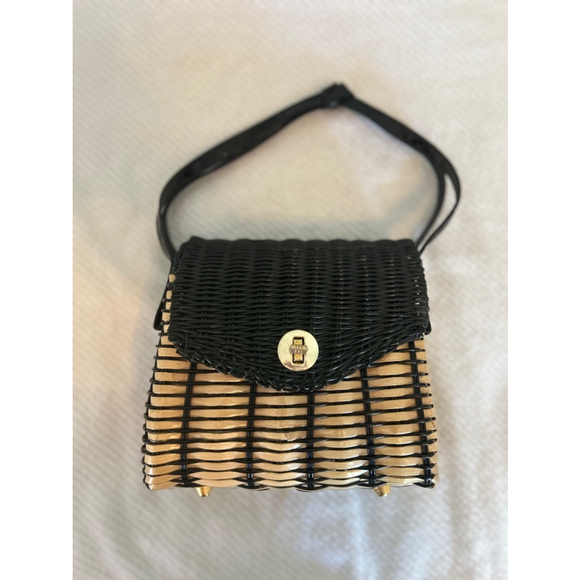 Marcus Brothers | Bags | Vintage Marcus Brothers Bamboo And Wicker Hand ...